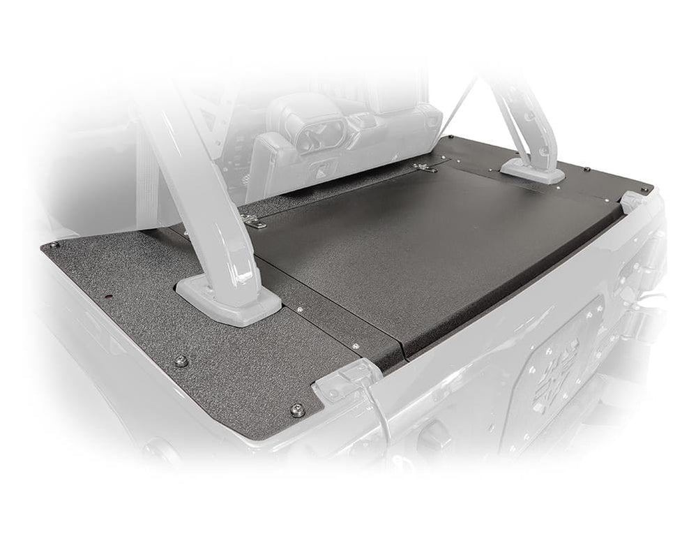 DV8 Offroad | Jeep JL 4-Door Rear Storage Security Cover — Solar Guys Pro