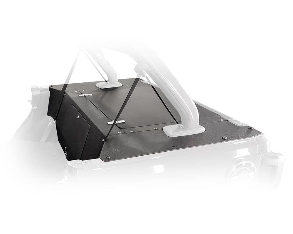 DV8 Offroad | Jeep JL 4-Door Rear Storage Security Cover — Solar Guys Pro