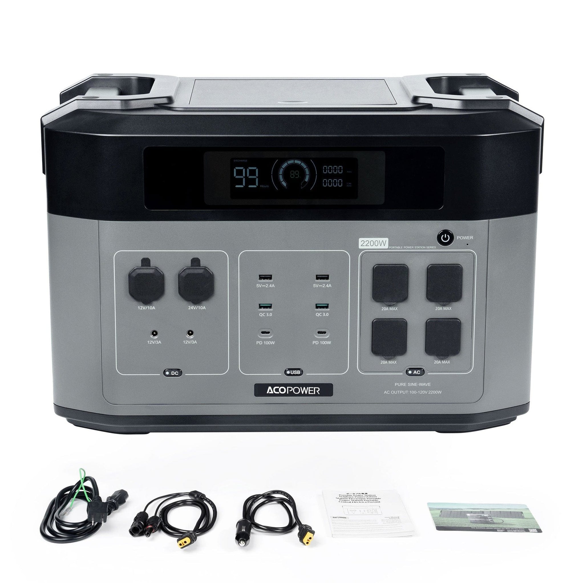 ACOPower BP2000 Solar Generator 2200W — Solar Guys Pro