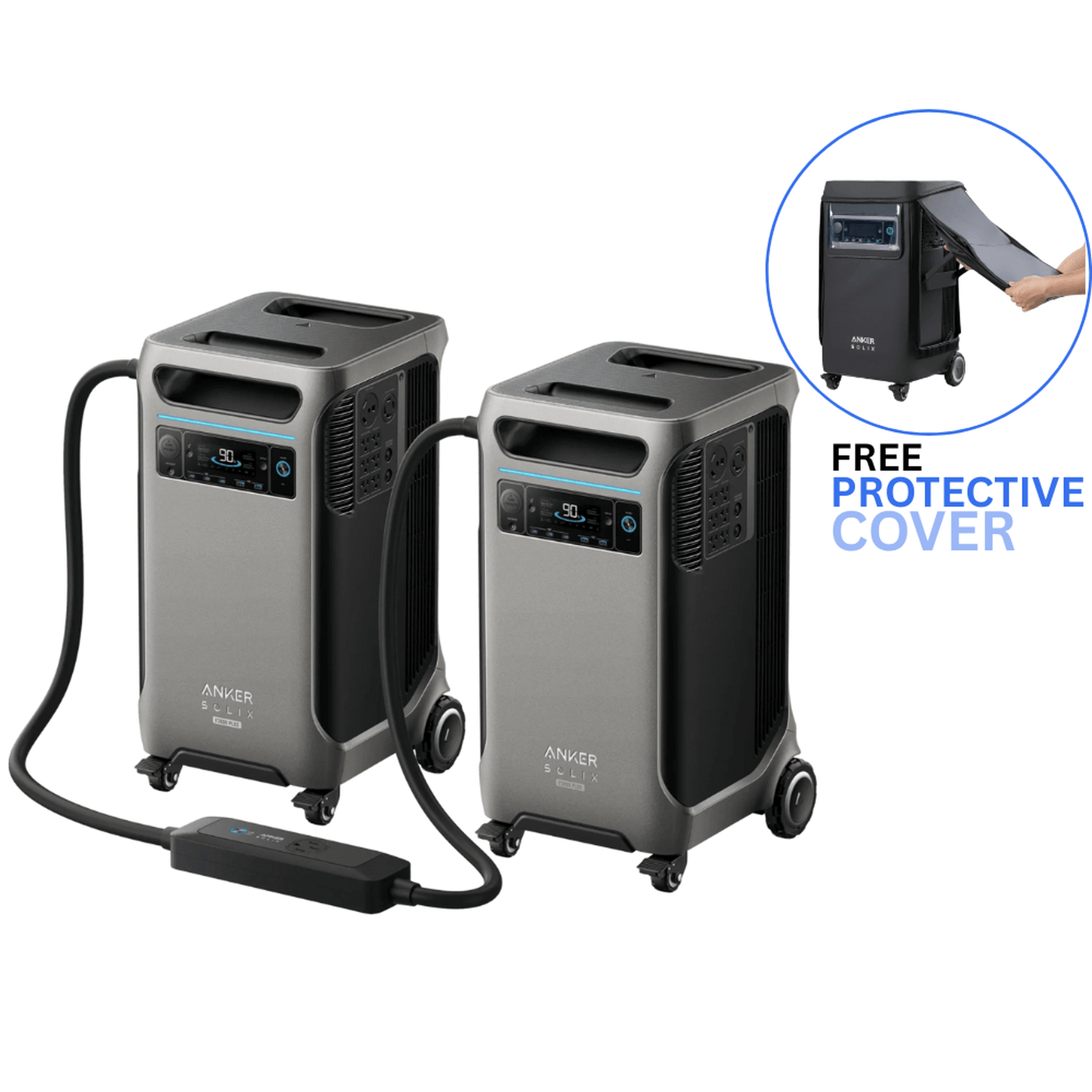 Anker Solix F3800 Plus x2 + Power Hub - Solar Guys Pro