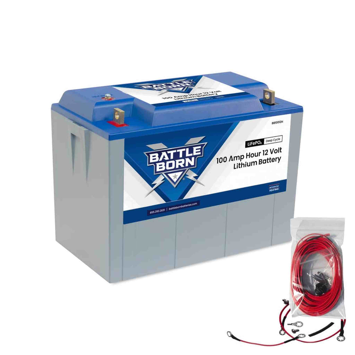 Battle Born Batteries 100Ah 12V LiFePO4 Heated Battery Kit — Solar Guys Pro