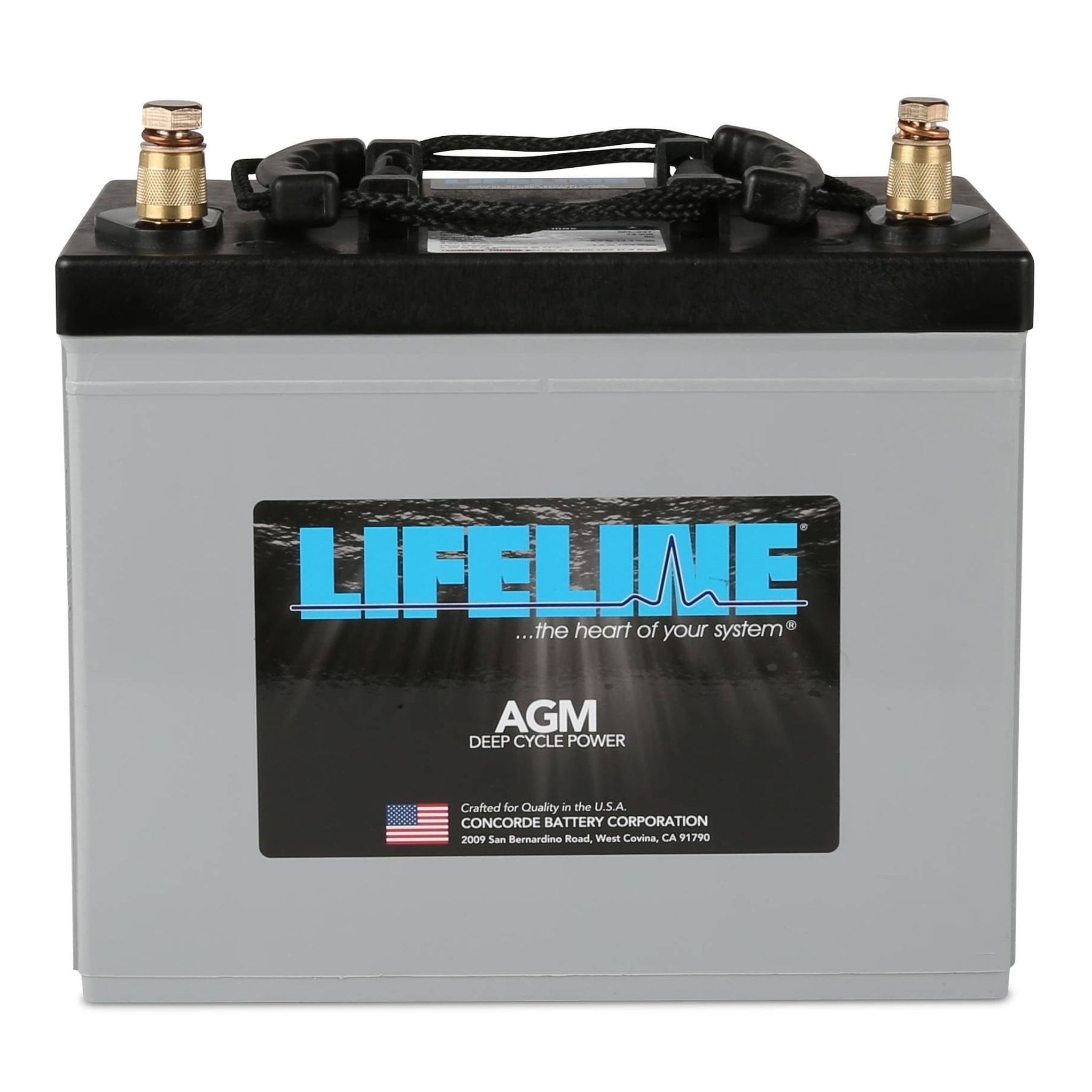 Lifeline | GPL-24T | 12v 80Ah Deep Cycle Sealed AGM Marine and Battery ...