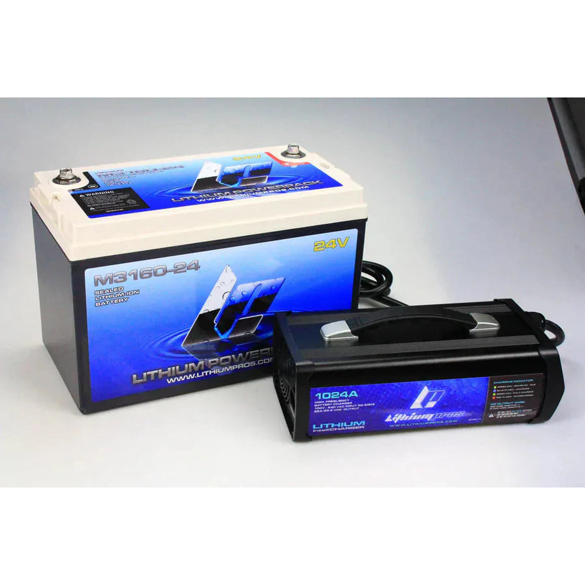 Lithium Pros | M3175-24A 25.6V 60Ah Lithium Ion Trolling Battery ...