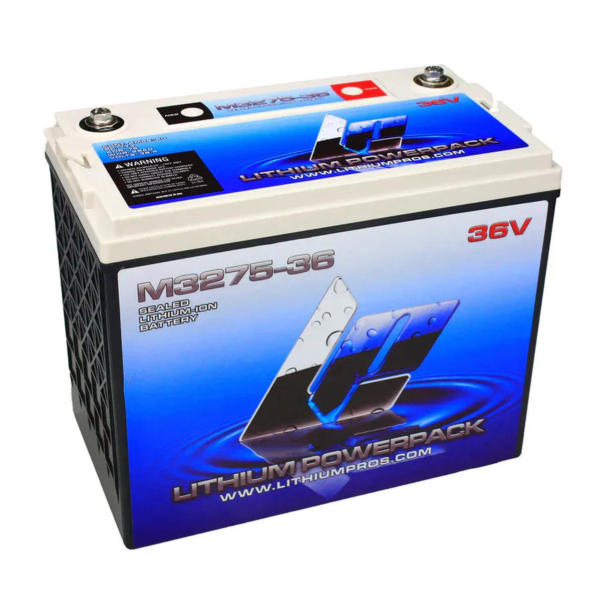 Lithium Pros | M3275-36 38.4V 75Ah Lithium Ion Trolling Battery — Solar ...