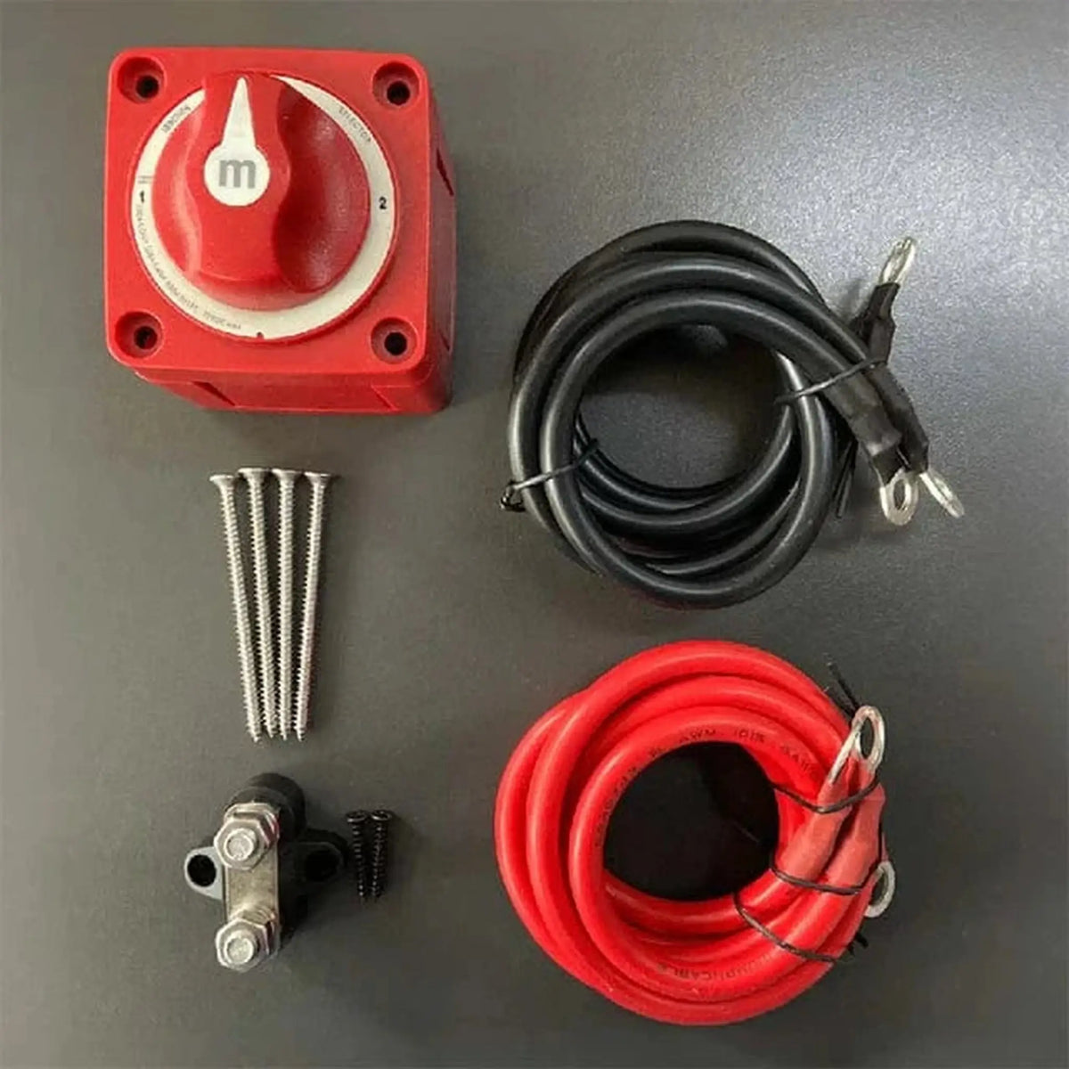 PowerHouse Lithium | 3-Way Perko Switch Battery Install Kit — Solar ...