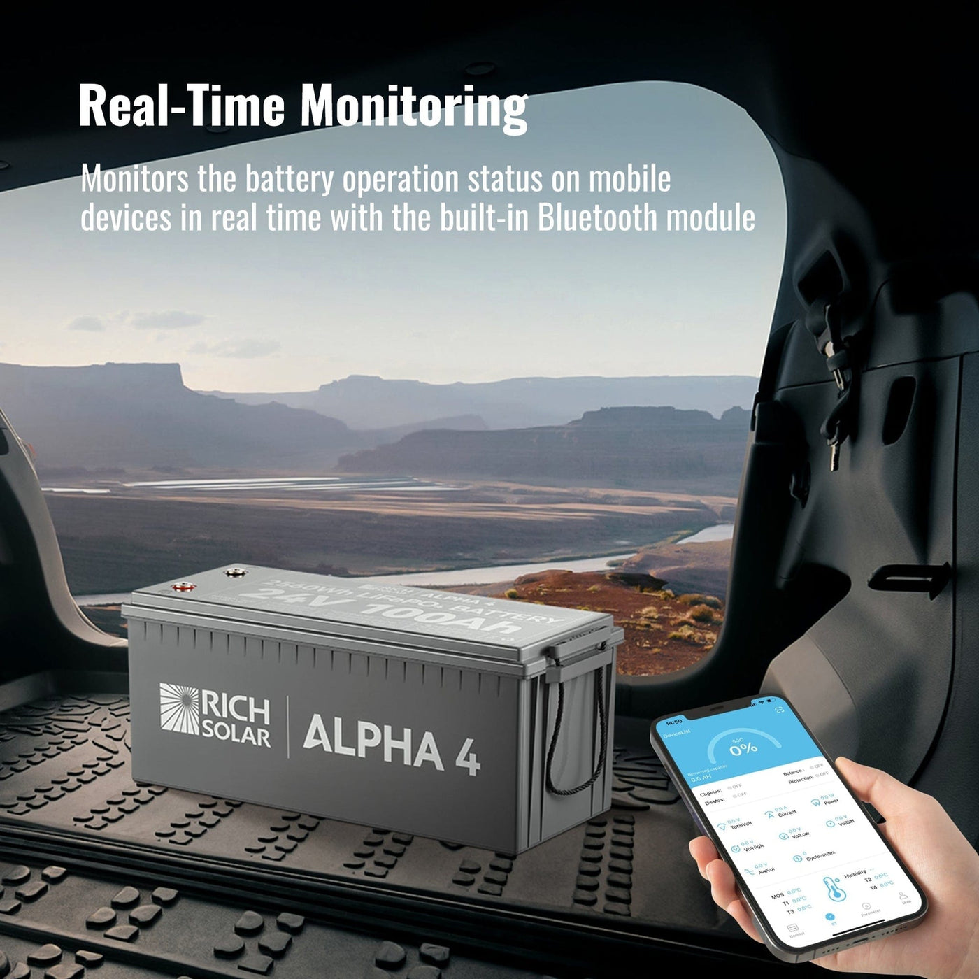 Rich Solar ALPHA 4 24V 100Ah Battery — Solar Guys Pro