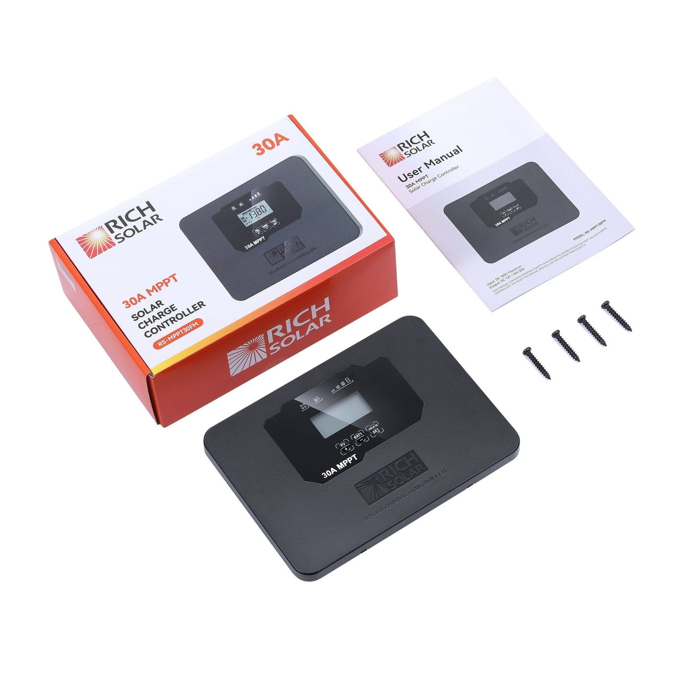 Rich Solar BRAVO FLUSH 30 | 30 Amp Flush Mount MPPT Solar Charge ...