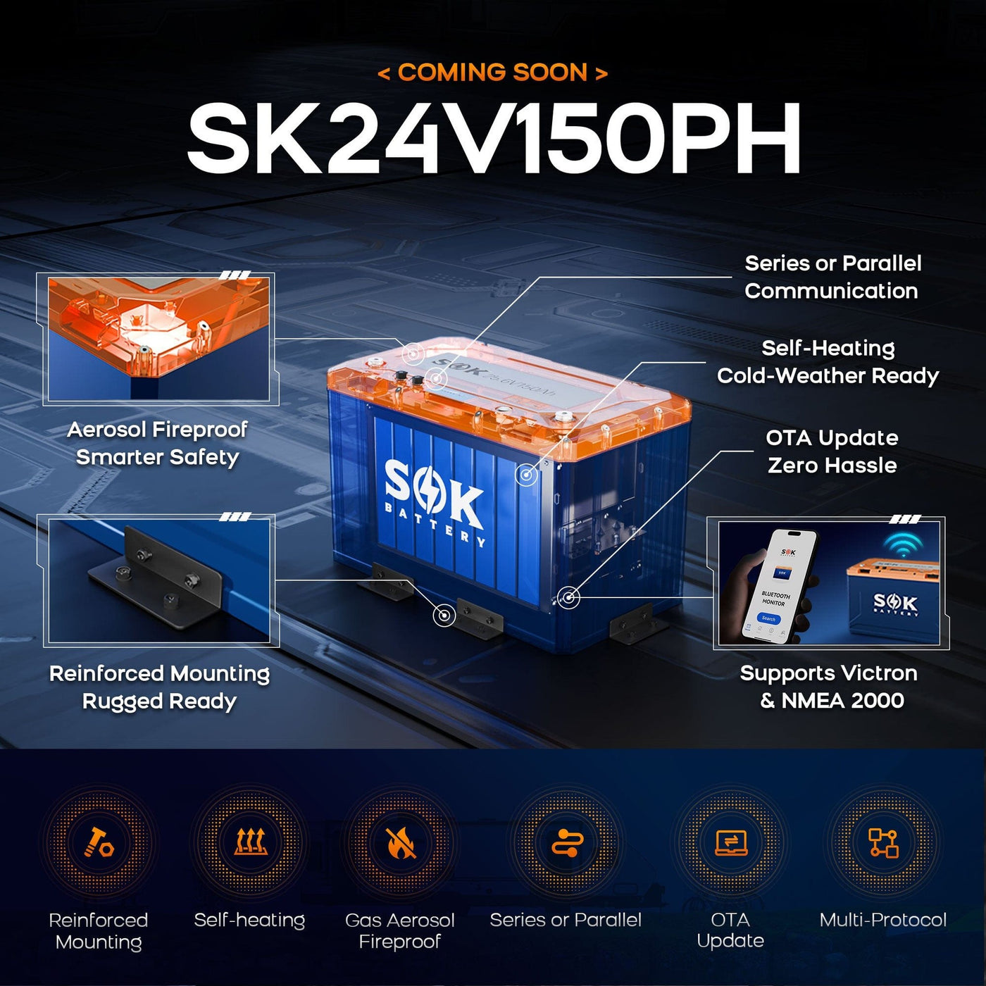 SOK Battery | 24V150Ah Battery - Solar Guys Pro