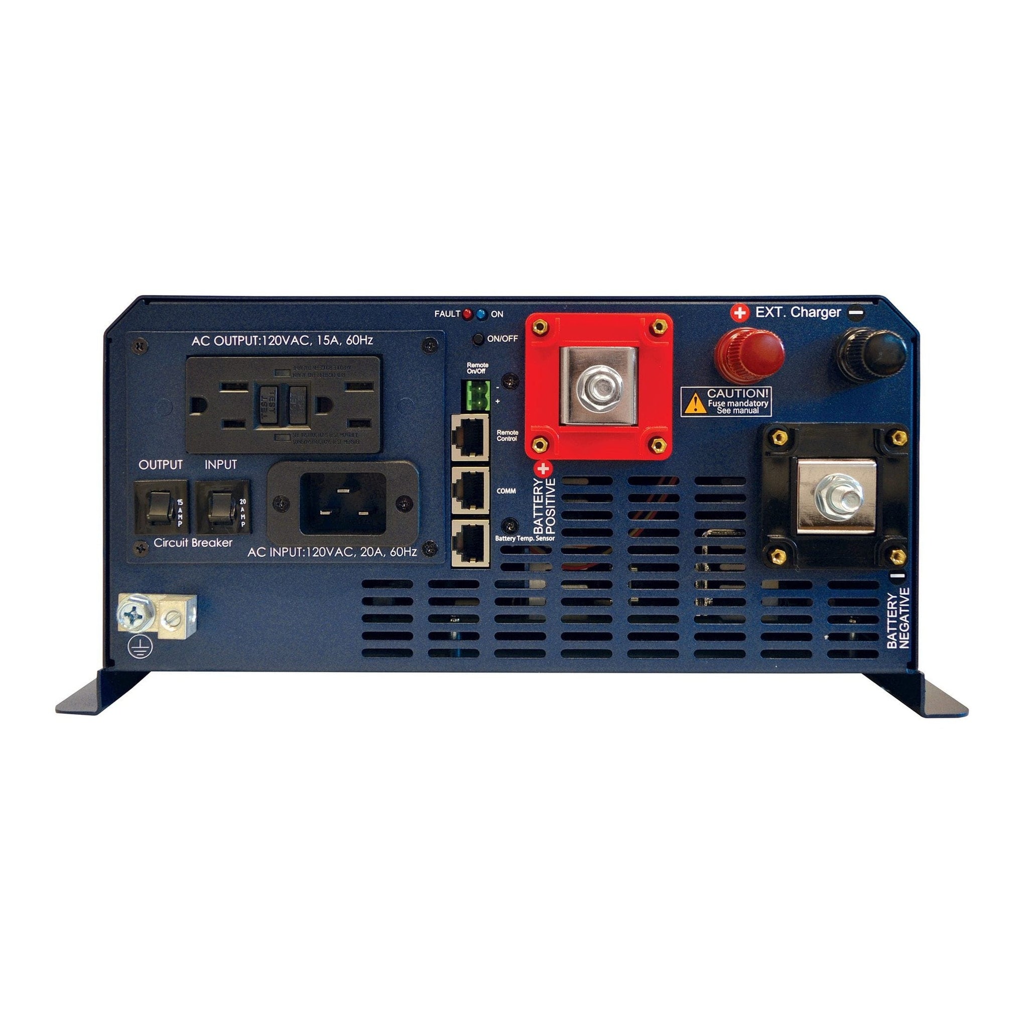 Samlex Inverter/Charger 1200 Watts 24VDC 40ADC Charger 120VAC — Solar ...