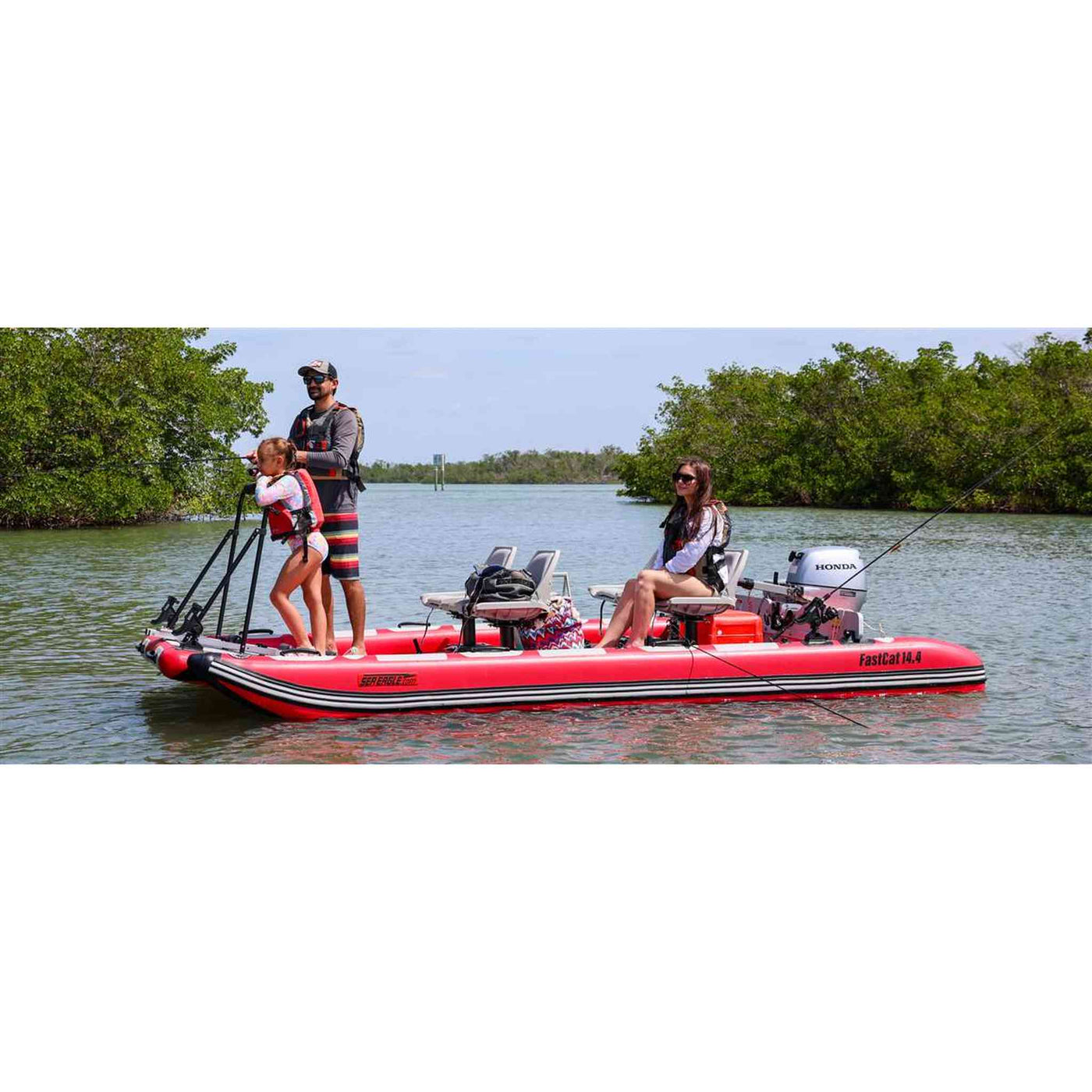 Sea Eagle FastCat Boat - Solar Guys Pro